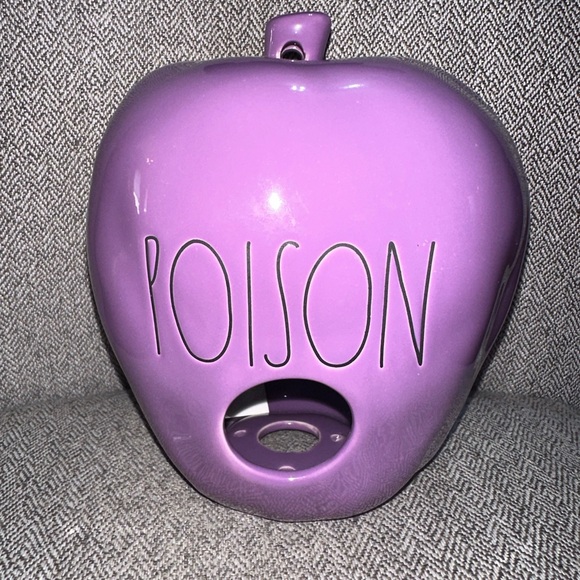 Rae Dunn | Accents | Rae Dunn Purple Ceramic Poison Apple Birdhouse ...